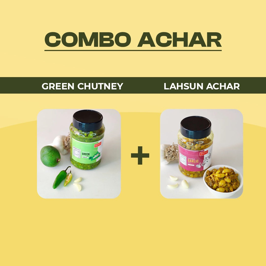 Green Chatni & Lehsun Achar