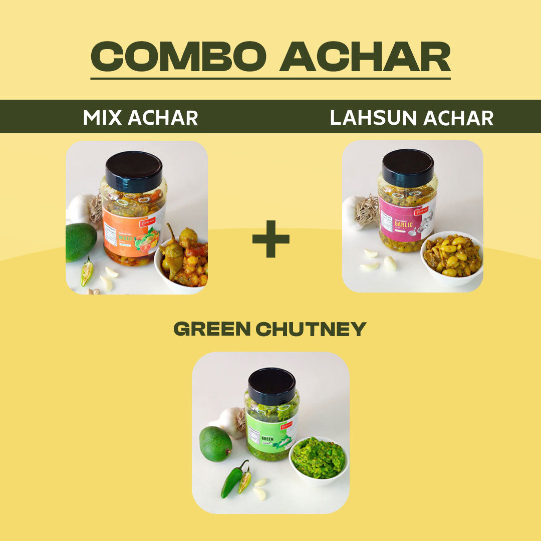 Mix Achar, Lahsun Achar & Chutney